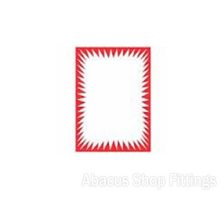 A5 RED FLASH CARD – Abacus Shop Fittings